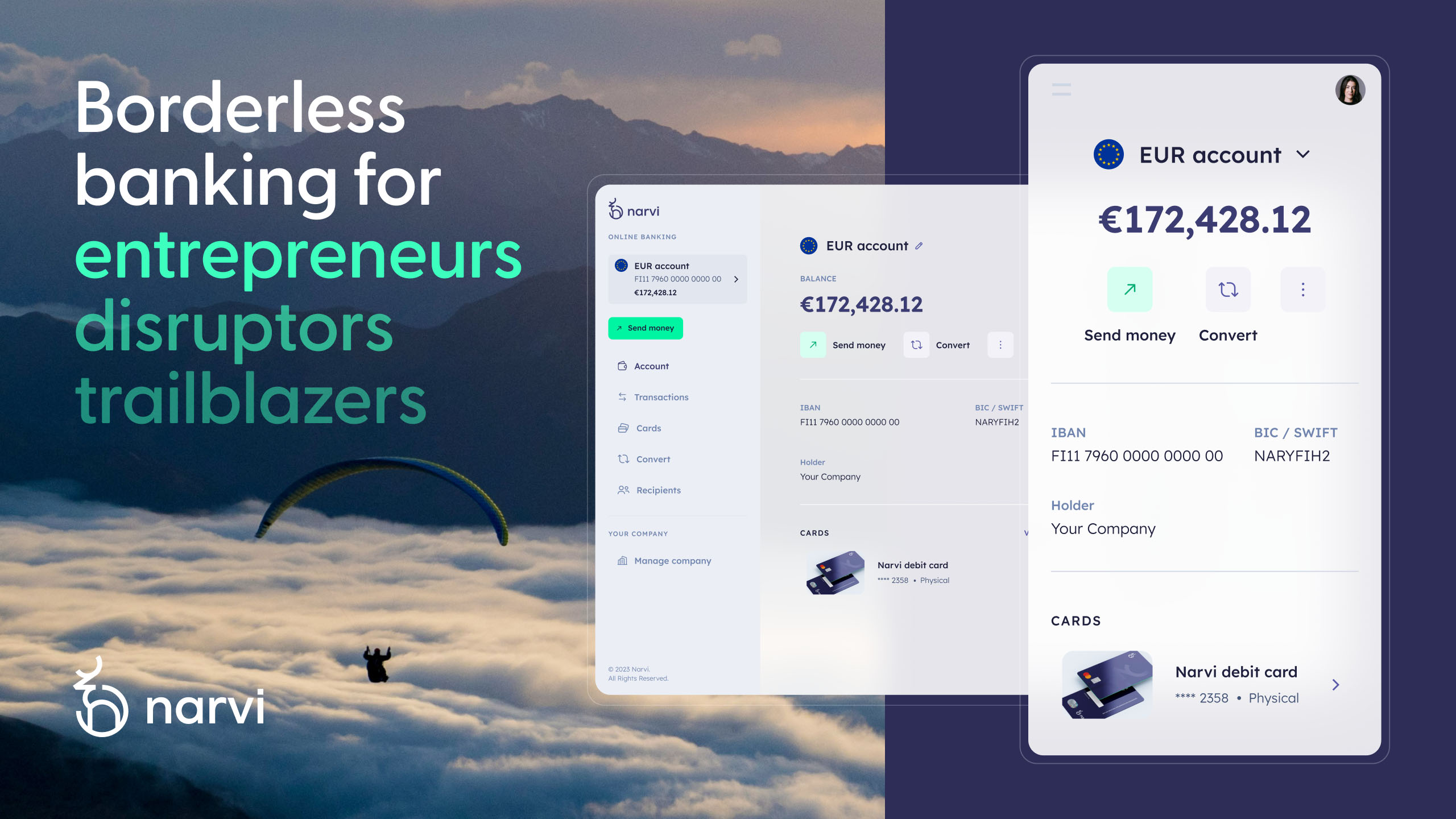 Online Business Banking Platform by Narvi Payments